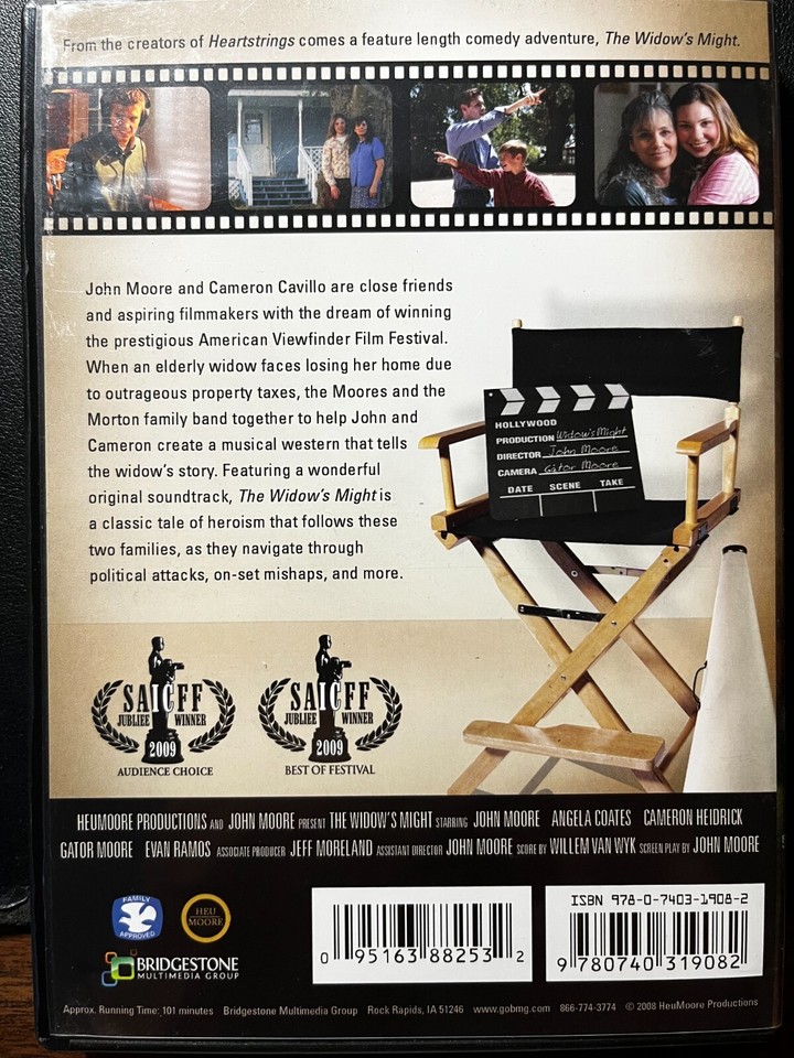 The Widows Might (DVD) Angela Coates, John Moore, Gator Moore, ~Very ...