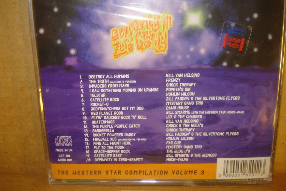 Depravity in Zero Gravity by Various Artists (CD, May-2003, Western ...