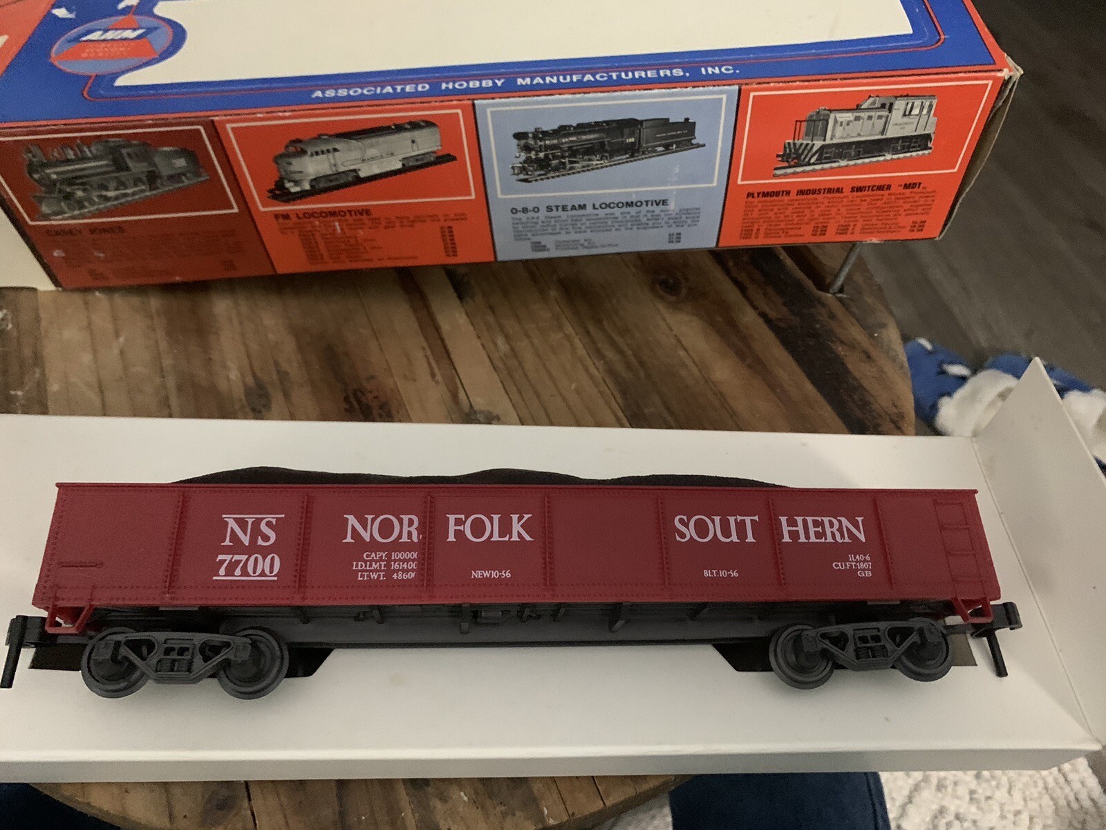 AHM #7304 O scale C Norfolk Southern Gondola Car with Coal Car # NS ...