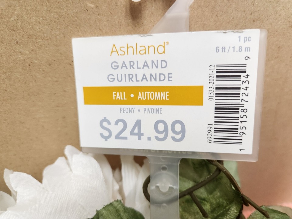 Ashland Fall Floral Garland 6 Feet Fall Autumn Garland Decor 6 Foot NEW ...