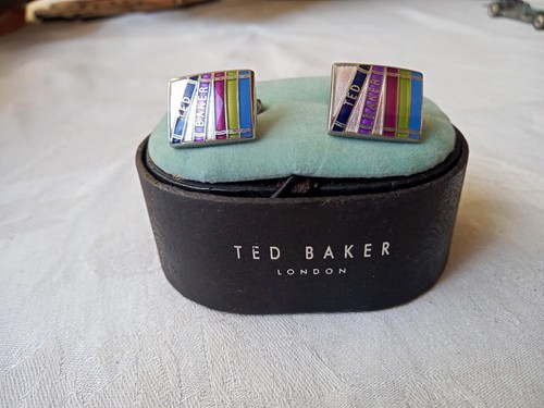 Ted Baker Cufflink - Book themed - Colorful. | eBay Australia