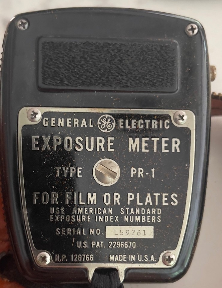 Vintage General Electric Exposure Meter Type PR-1 with Leather Case | eBay