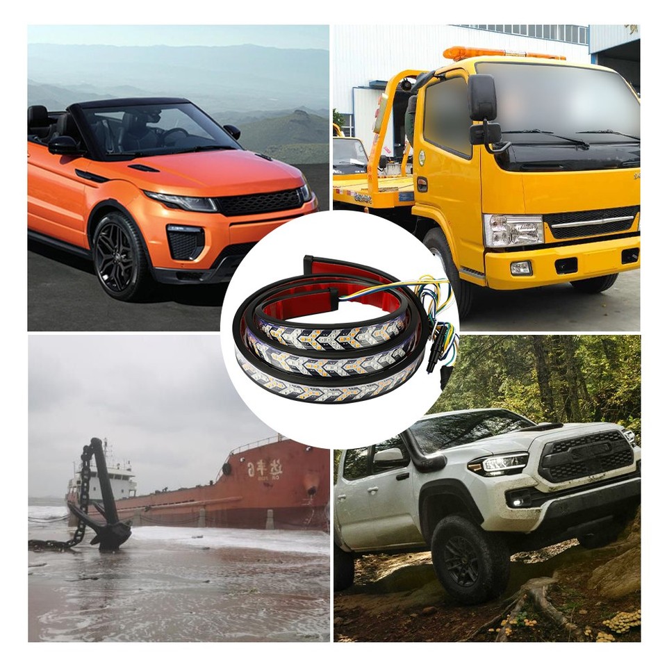 60" NEW Truck Tailgate Light LED Bar Brake Turn Reverse Signal Tail ...