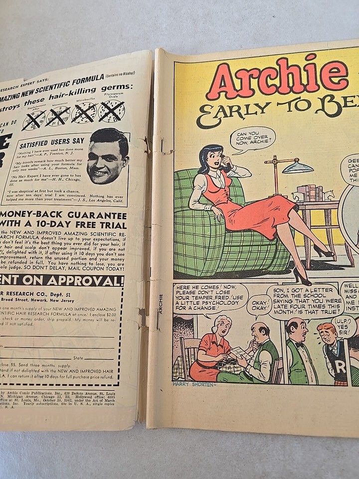 Archie Comics #43 Golden Age Betty & Veronica Vintage Comic 1950 | eBay