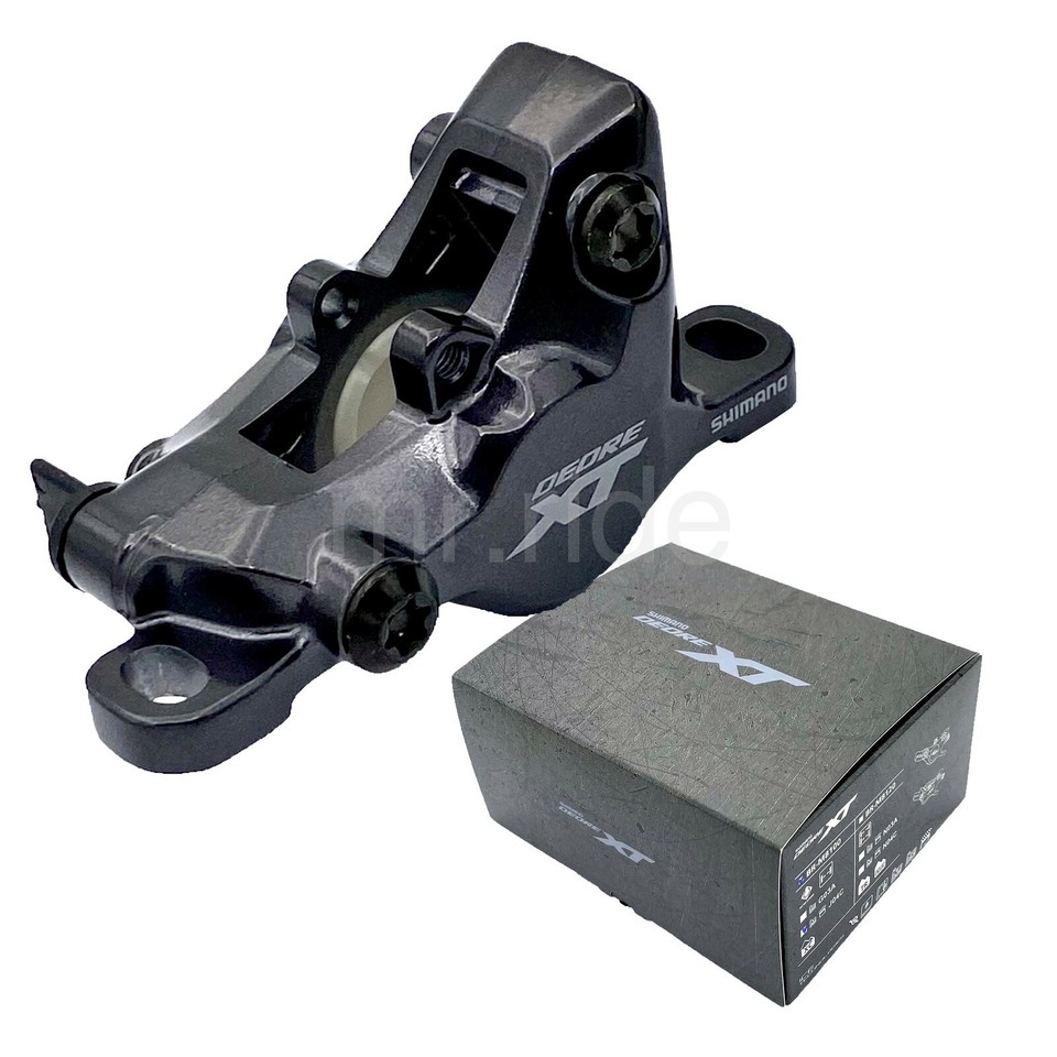 Shimano Deore XT BR-M8100 Disc Brake Caliper Post Mount,w/J04C Fin Pad ...