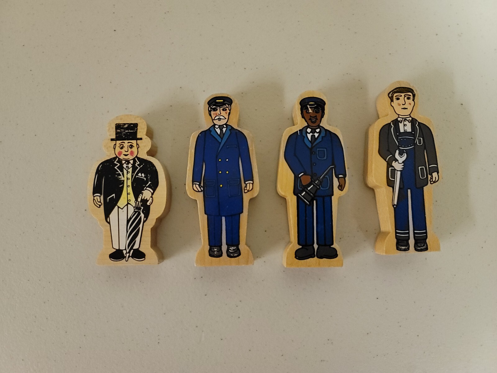 Thomas Wooden Sir Topham Hatt Workmen & Engineer Figures 2001 | eBay