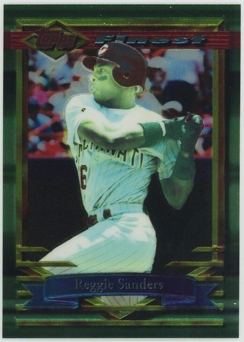 1994 Topps Finest Reggie Sanders Cincinnati Reds #43 | eBay