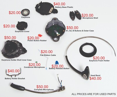 HME Drive Thru Wireless Headset Parts For HS6100 HS6200 HS6300 WH220 ...