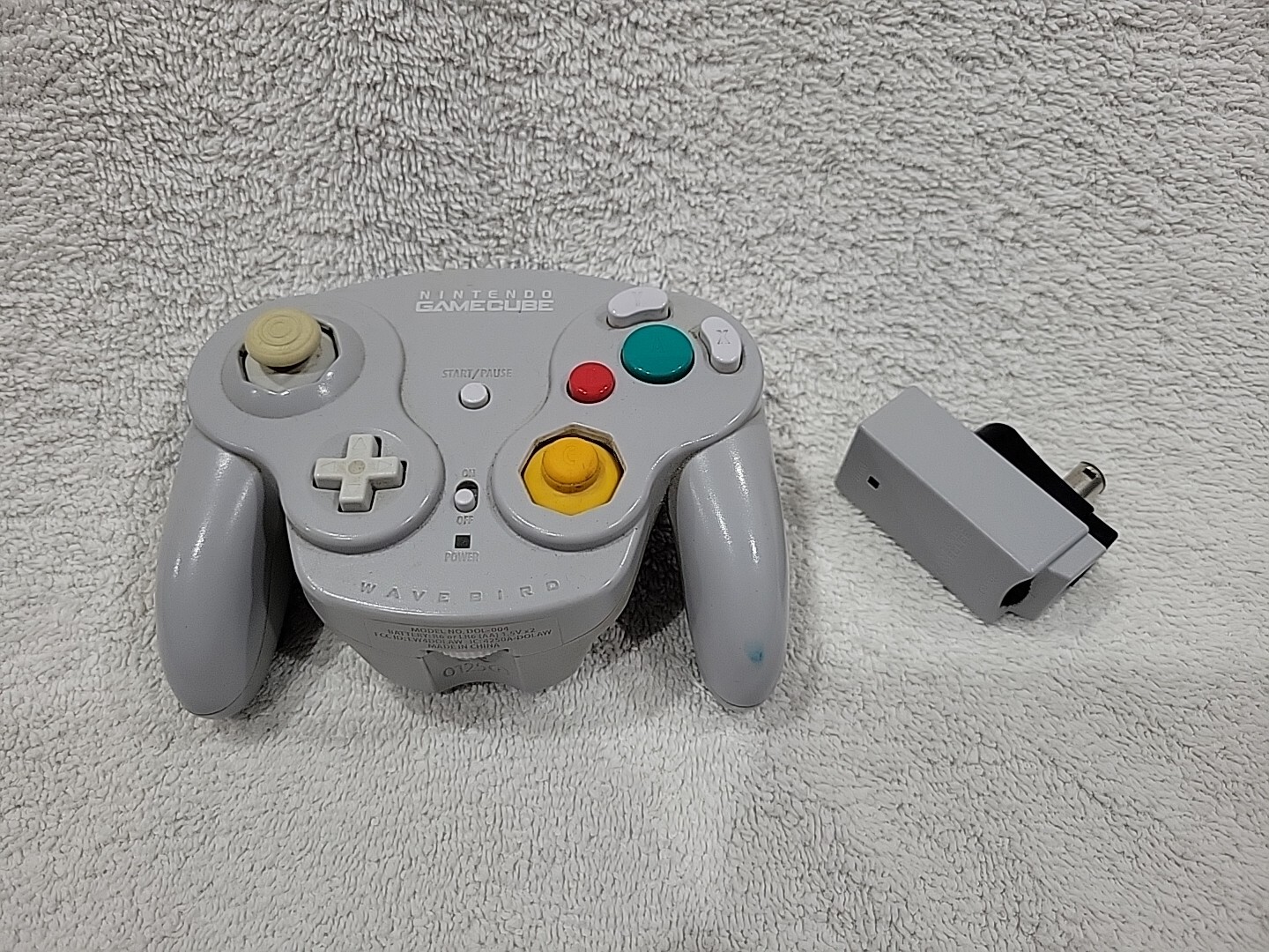 Gamecube Wavebird Wireless Controller & Receiver (Grey) TESTED AND ...