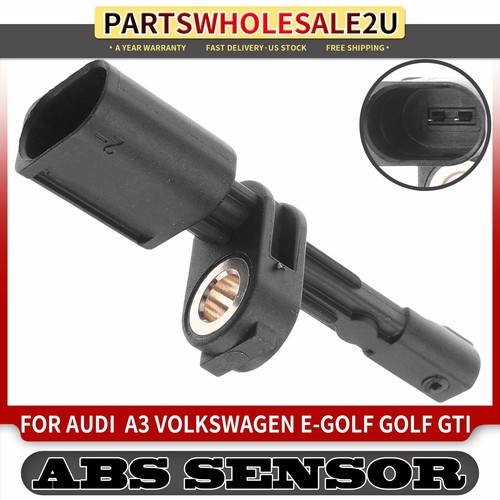 Rear LH or RH ABS Wheel Speed Sensor for Audi A3 VW e-Golf Golf ...