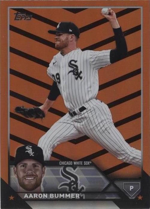 2023 Topps Update Series - Aaron Bummer #US102 Orange & Black Foil for ...