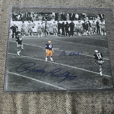 Rudy Ruettiger Signed 8x10 Notre Dame Fighting Irish AUTO AUTOGRAPH ...