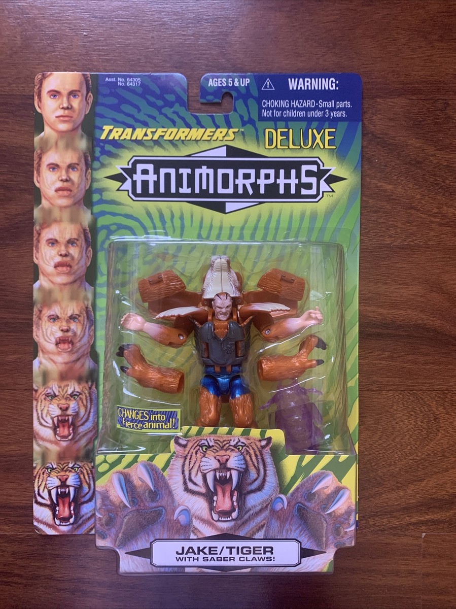Jouets Animorphs Tigre New VTG 1998 Hasbro Transformers Deluxe