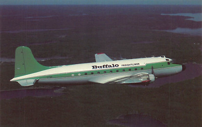 Airline Postcards BUFFLO AIRWAYS Ltd. Douglas DC-4 C-FIQM MSN 36088-482 ...