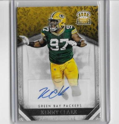 2016 PANINI-PREFERRED FOOTBALL KENNY CLARK CROWN ROYALE AUTO CARD #24 ...