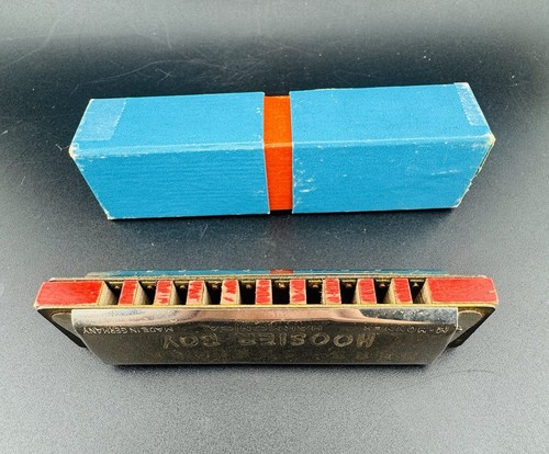 Vintage 1950s M. Hohner Herb Shriner's Hoosier Boy Harmonica Instrument ...