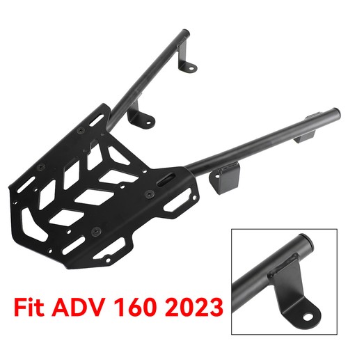 Tube Rear Rack - Black For Honda ADV160 ADV 160 Luggage Carry Rack 2023 ...