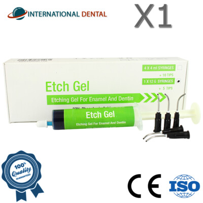 Dental Restoration Etch Gel 12g Enamel Dentine Etching For Adhesive ...