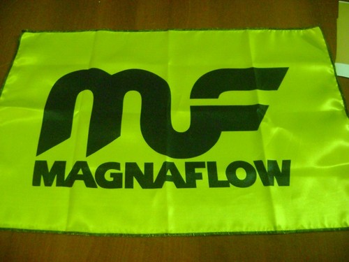 Magnaflow 20x30" Flag Banner Pipes Muffler Shop Decor RACE Exhaust Flow ...
