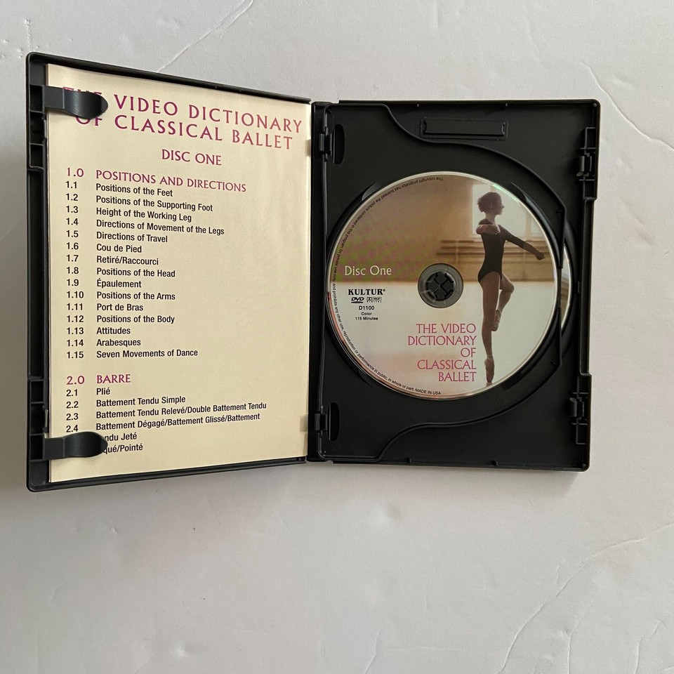 The Video Dictionary of Classical Ballet DVD 2003 2 Disc Set | eBay