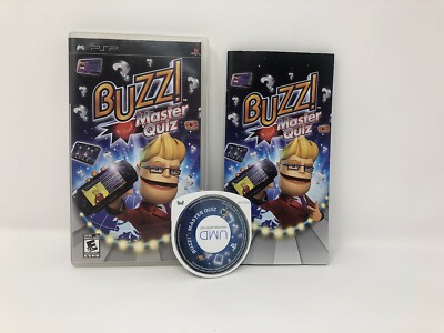 Buzz! Master Quiz PSP PlayStation Portable Complete In Box | eBay