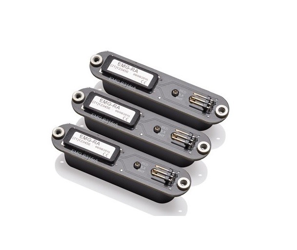 EMG CROSSROADS RA-2 RETRO ACTIVE BLACK STRAT SINGLE COIL ALNICO 2 ...