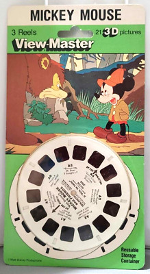 Walt Disney World Mickey Mouse View-Master Packet 3 Reels In 3D #3004 ...