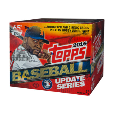 2016 Topps Update Series Baseball Hobby Jumbo Box | eBay