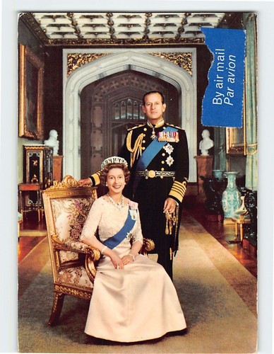 Postcard HM Queen Elizabeth II and HRH Prince Philip | eBay