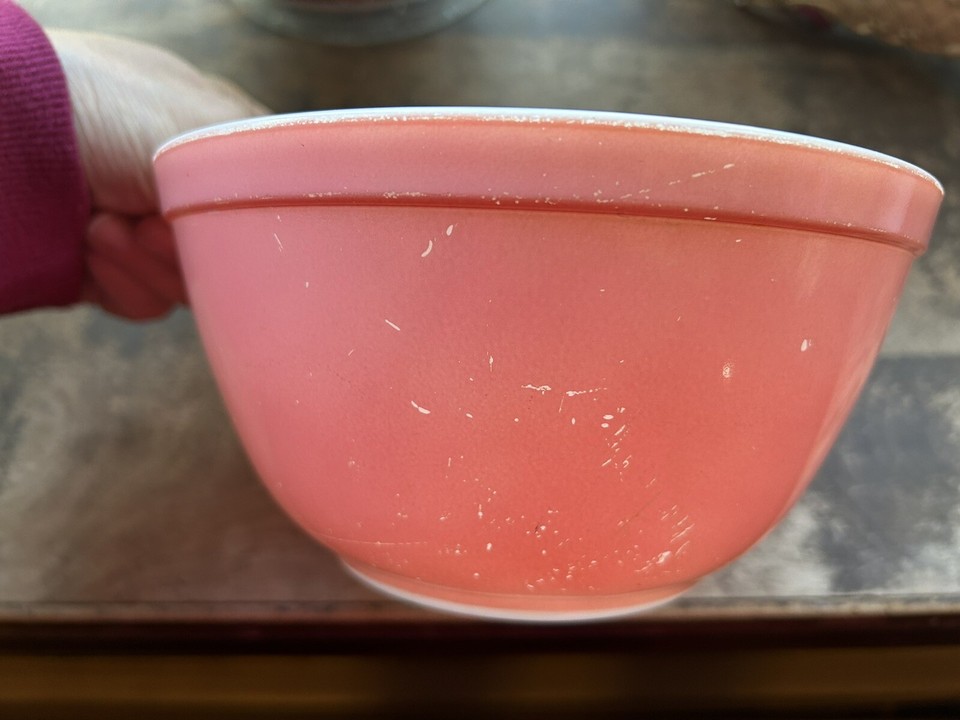 Vintage Pyrex #402 1 1/2 Qt Pink Flamingo Nesting Mixing Bowl | eBay