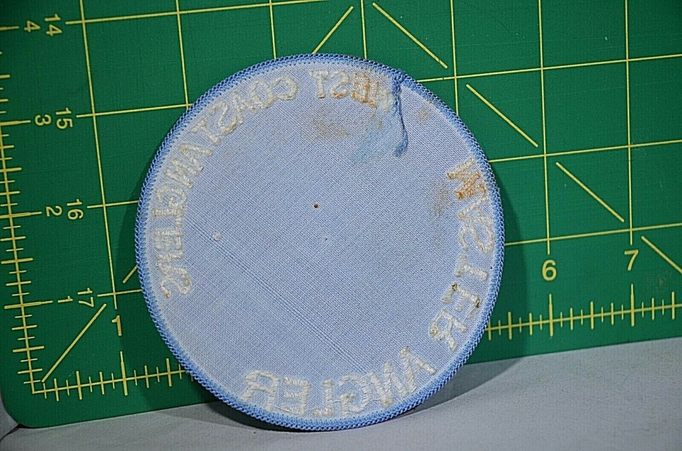 Vintage West Coast Anglers Master Collectors Patch Fishing Fish fishing ...