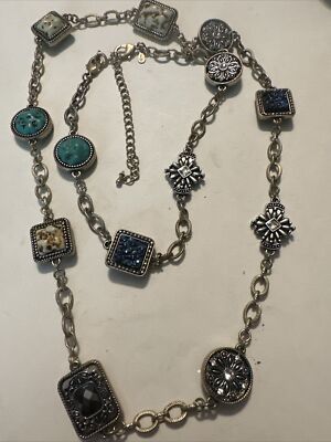 Premier Designs Bronze Necklace W/ Stones & Beads #D300 | eBay