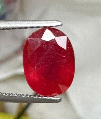 2.77ct 💎Natural 🌍 Oval Faceted Ruby 9mm X 6.8mm 🤩 | eBay