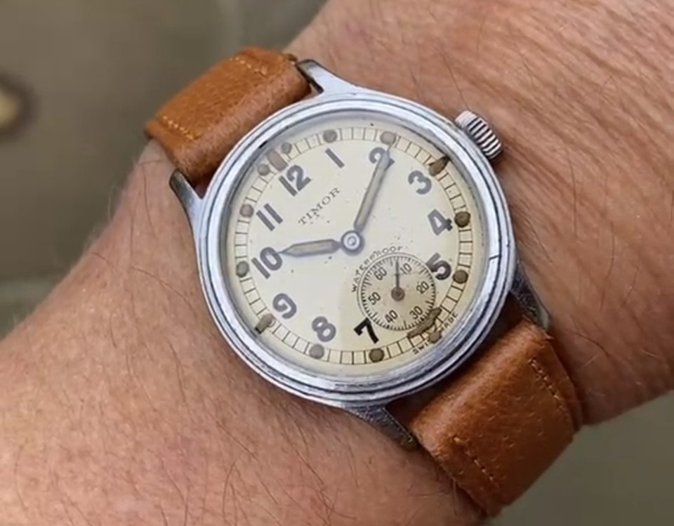 Mens Vintage Timor ATP British Military Watch ww2 1940's | eBay