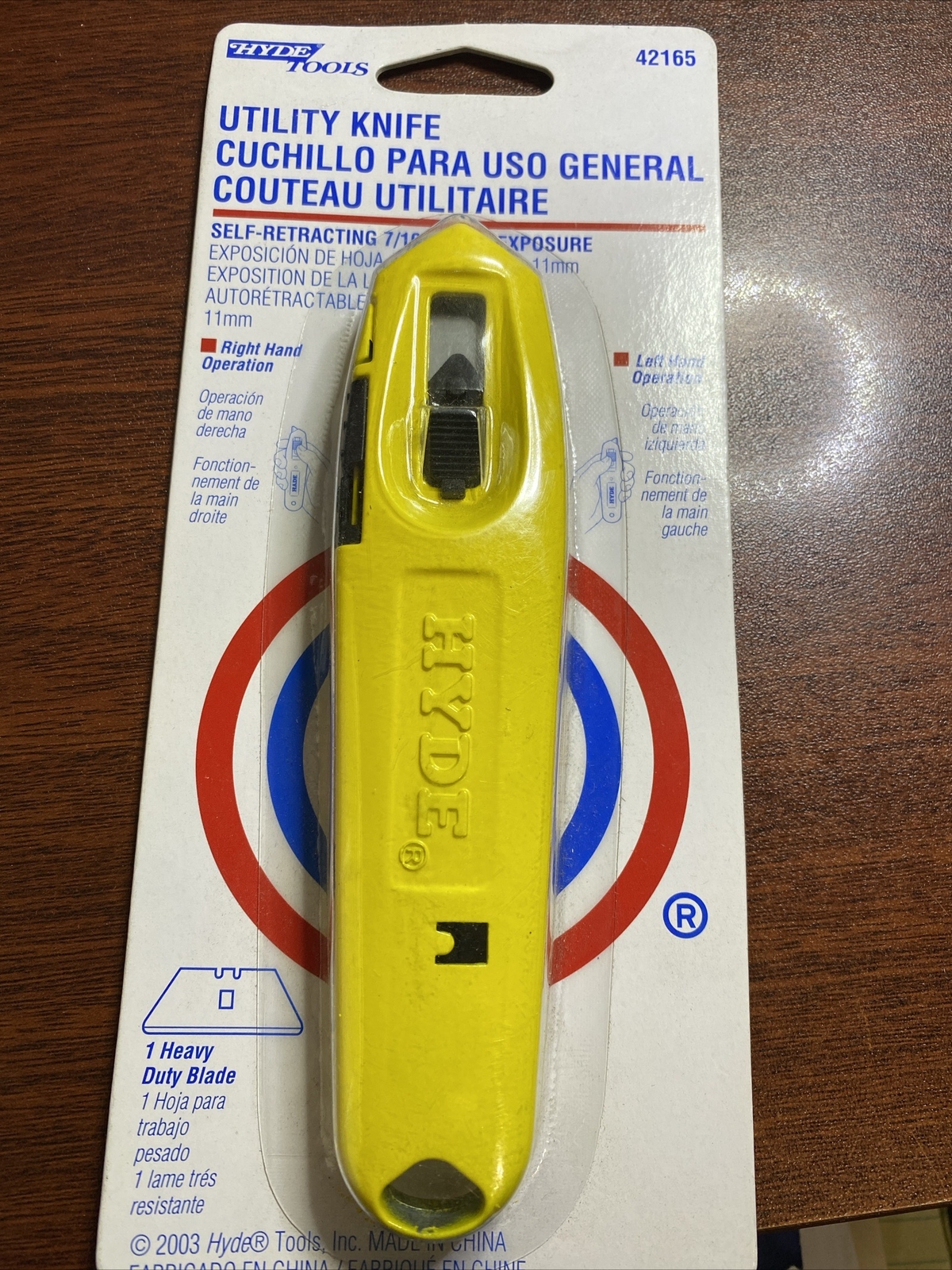 Hyde tools yellow metal utility knife Vintage cutter | eBay