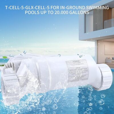 For Hayward GLX-CELL-5 Swimming Pool Salt Chlorine Generator 20,000 ...
