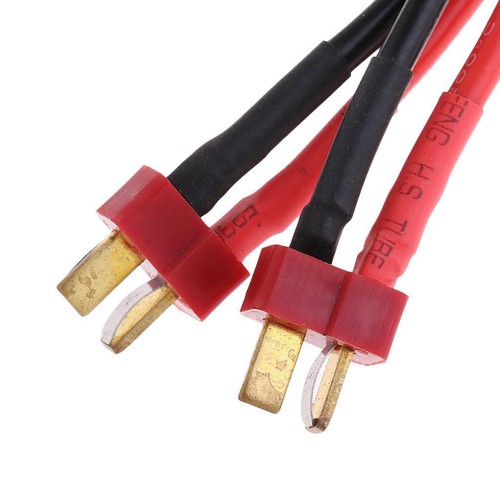 14AWG T Plug Parallel Cable Y-Harness for RC Battery Male & Female ...