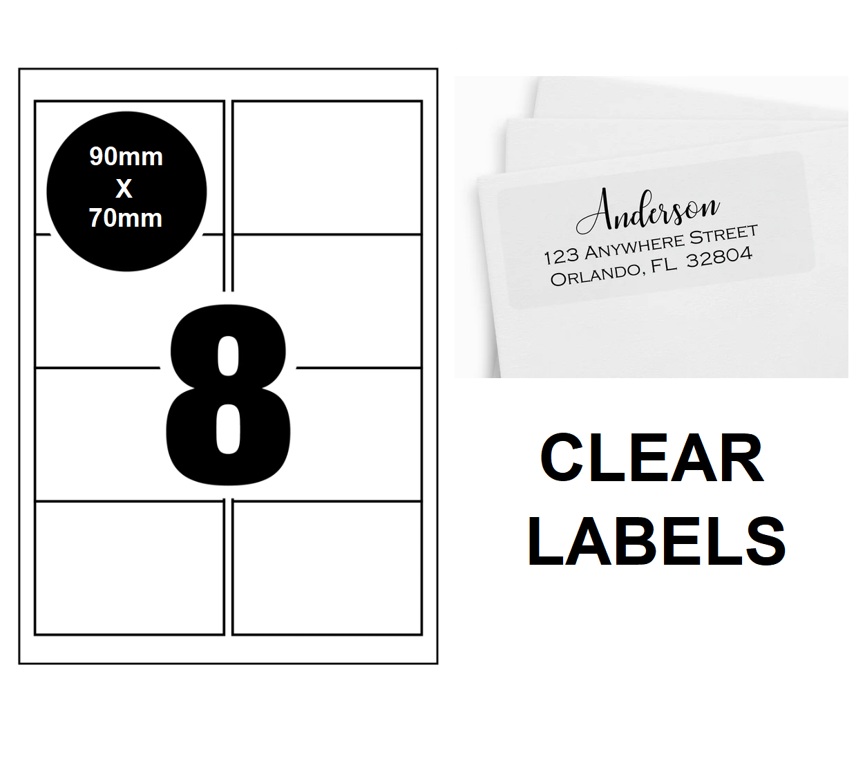 BULK BUY Address Labels A4 Sheet Adhesive Label Mailing Packing ...