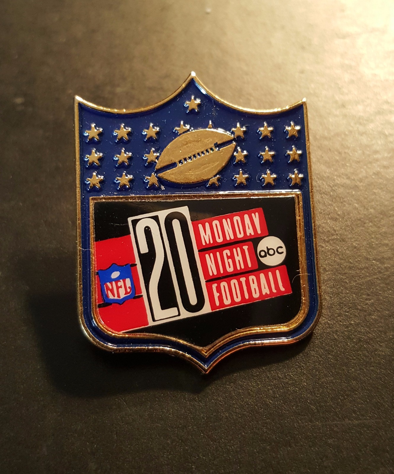 Vintage ABC Monday Night Football 20th Anniversary Logo Pin - Unique | eBay