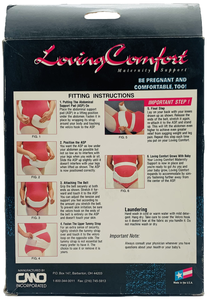 Loving Comfort Maternity Support Belt Pregnancy Comfort Back Leg Pain ...