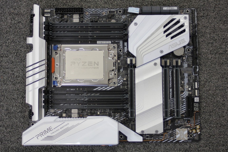 Combo - AMD Ryzen Threadripper 3970X CPU + ASUS PRIME TRX40-PRO S ...