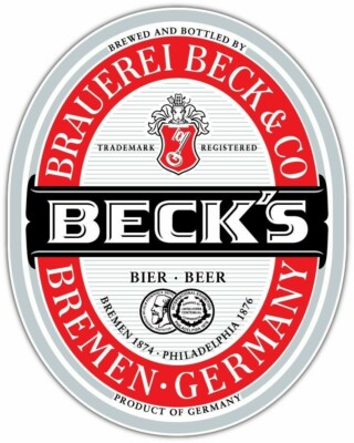 Beck's Beer Alcohol Car Bumper Window Locker Sticker Decal 4"X5" | eBay