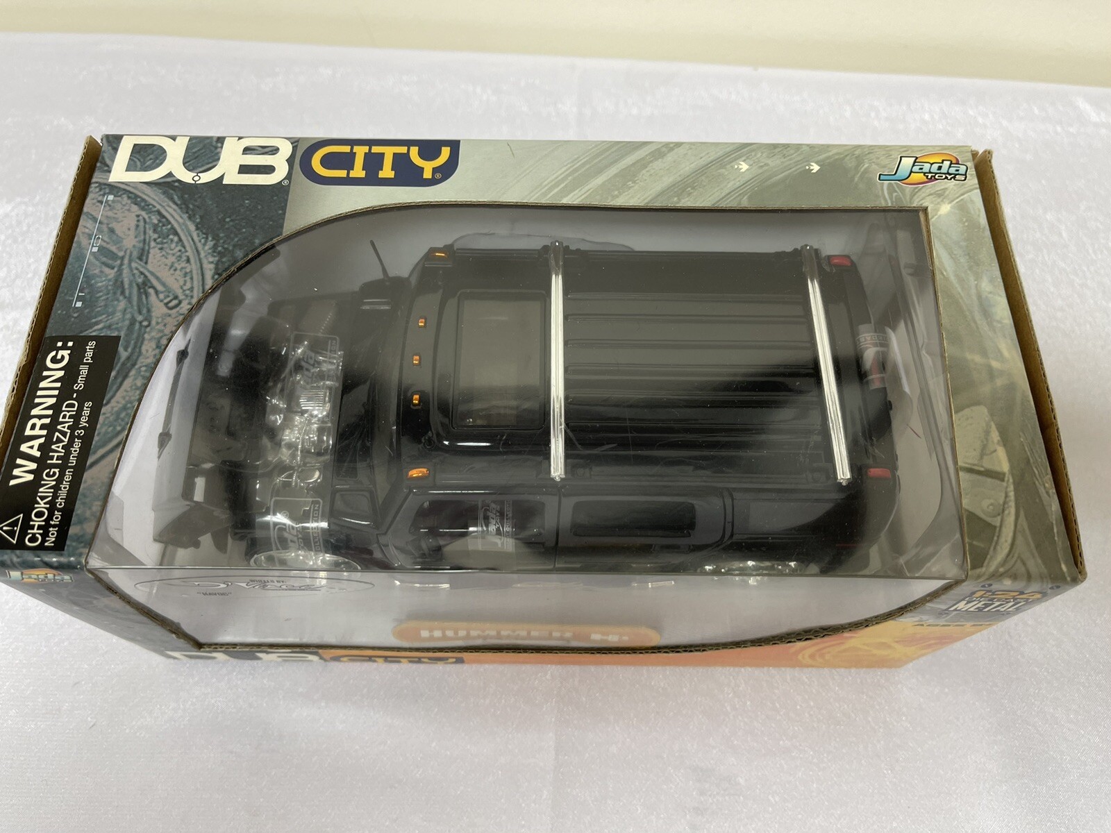 Dub City GM HUMMER H2 (BLACK) D'Vinci Wheels 1:24 Diecast Jada W ...