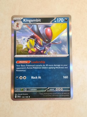 Kingambit - 134/198 Scarlet & Violet (Holo Rare) Pokemon Card. | eBay