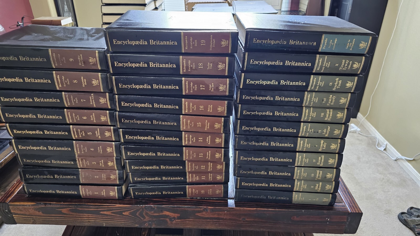 ENCYCLOPEDIA BRITANNICA 15th Edition 1974 30 Volume Set Decorative ...