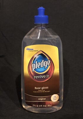 Pledge Revive It Floor Gloss Shine Protects Lasts Original Formula 27oz ...