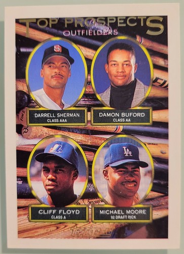 1993 Topps Gold CLIFF FLOYD Rookie RC Card #576 Expos | eBay
