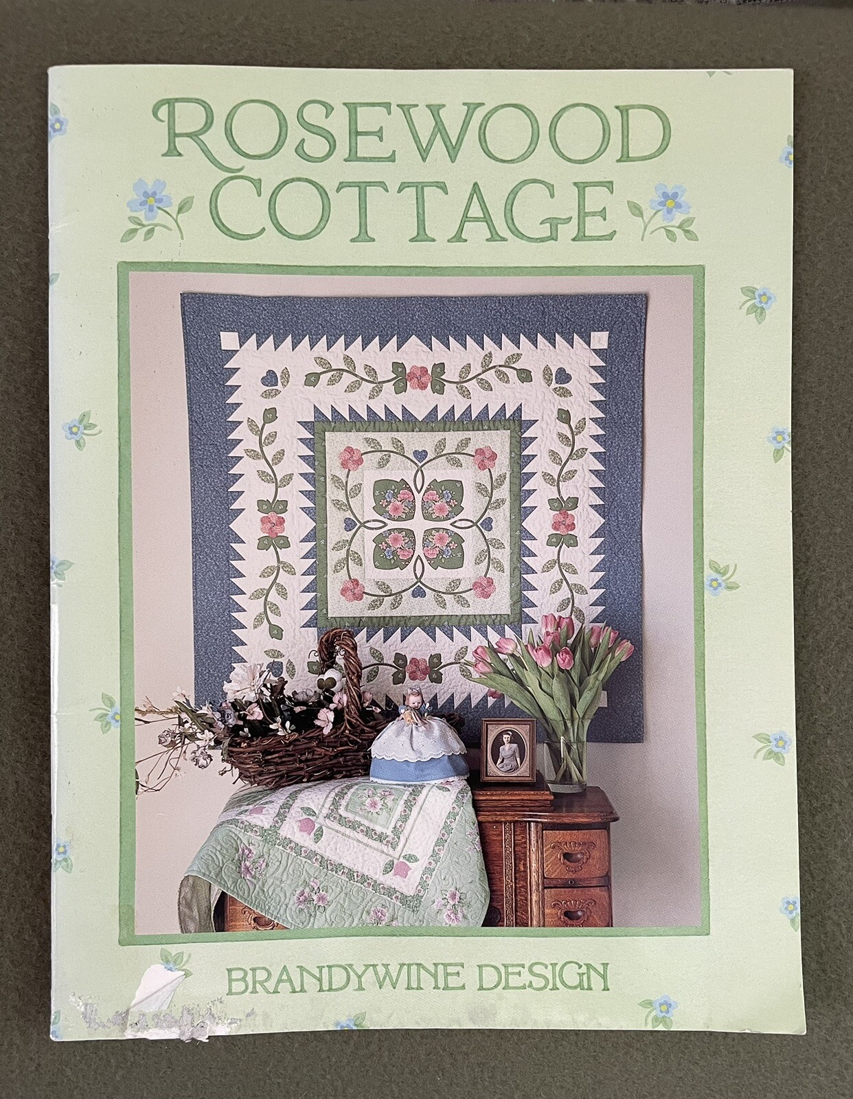 Brandywine Designs Rosewood Cottage Quilt Patterns Pillows Cottage Core ...