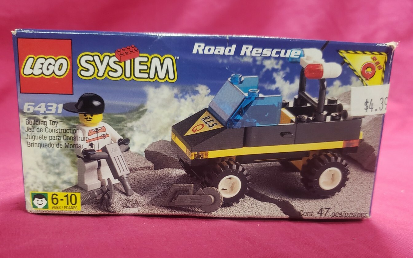 2 Set Lot LEGO Res-Q 6451 River Response & 6431 Road Rescue COMPLETE w ...