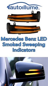 Sweeping Dynamic LED Wing Mirror Indicator Light Mercedes Benz A C E S ...
